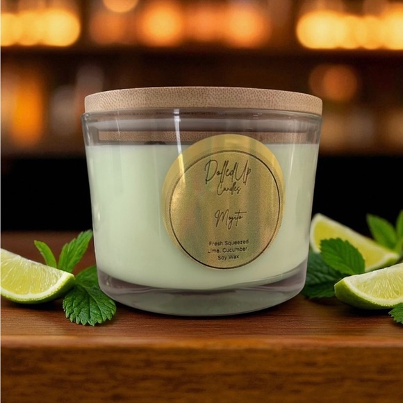 Hand Crafted | Accents | 6oz Mojito Candle Handpoured Soy Wax Fresh ...